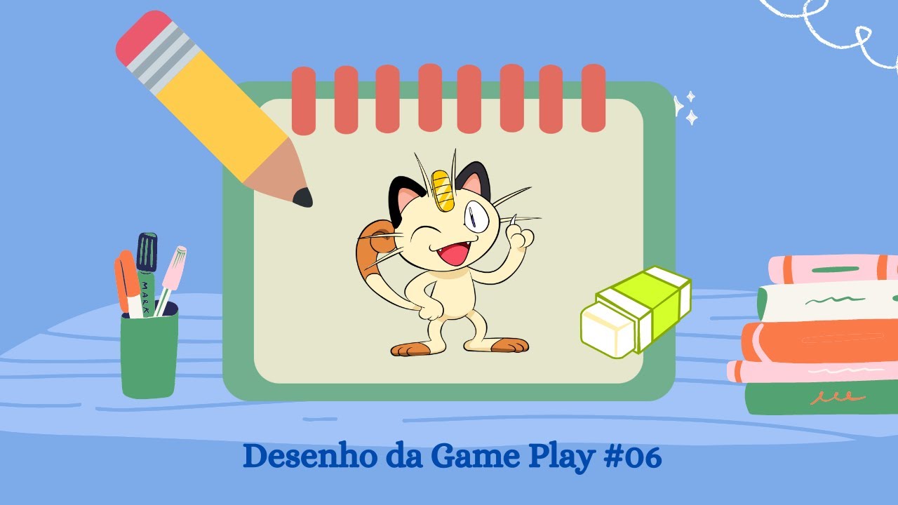 Desenhando Meowth no Doodle | Desenho da Game Play #06 - YouTube