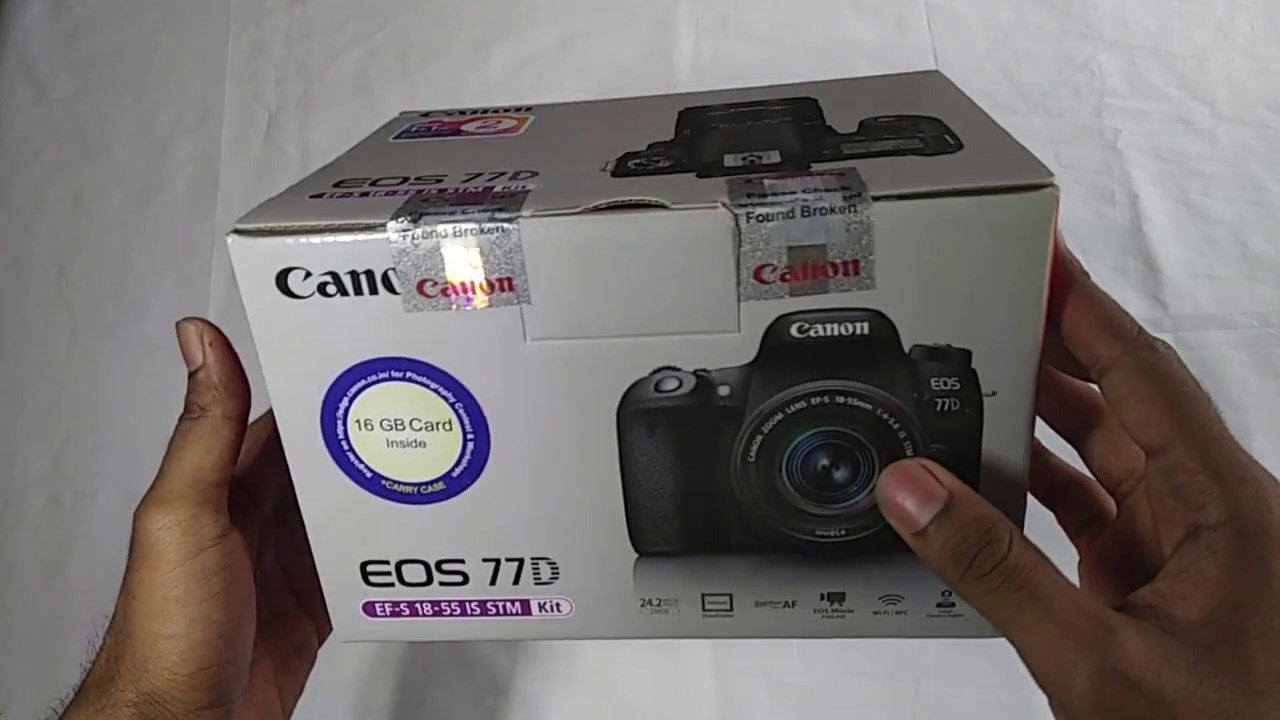 Canon EOS 77D || Unboxing - YouTube