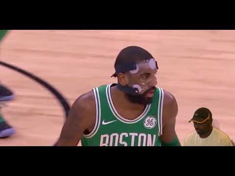 KYRIE PUTS ON A SHOW!!!LAST GAME WITH THE MASK! - YouTube