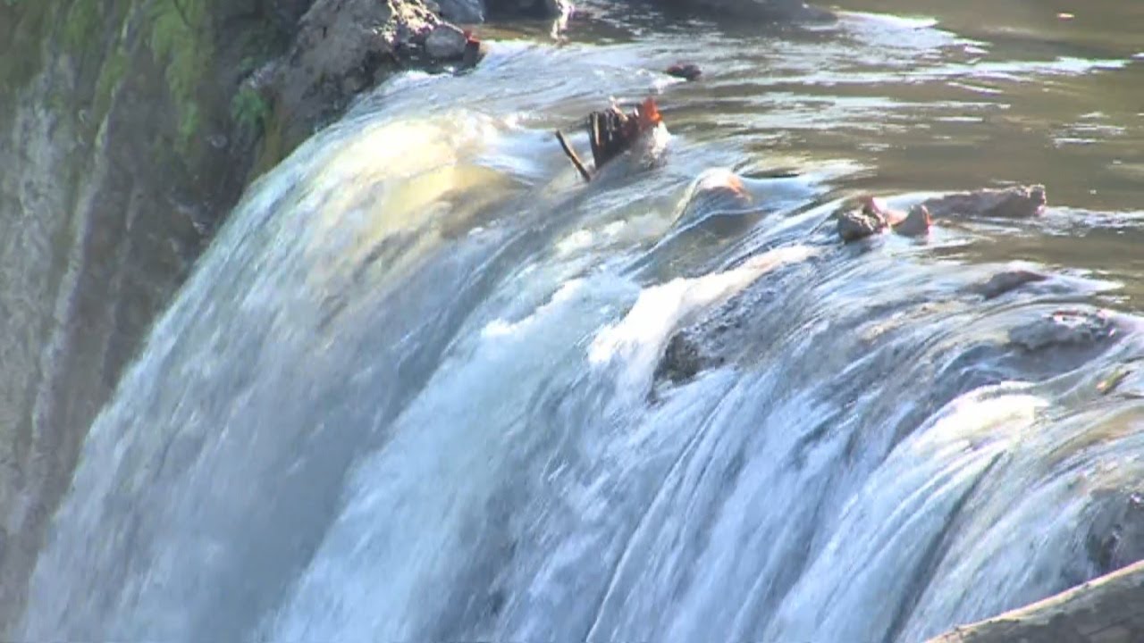 Mcquire Excavating began removing sections of the Markle Mill Dam - YouTube