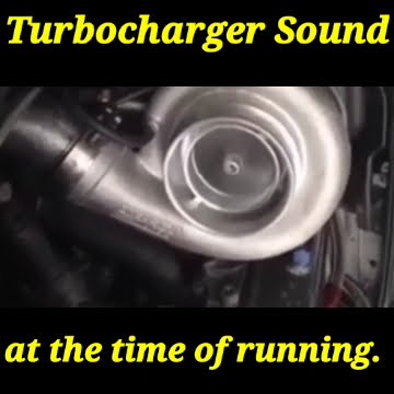 Turbocharger sound at the time of running. - YouTube