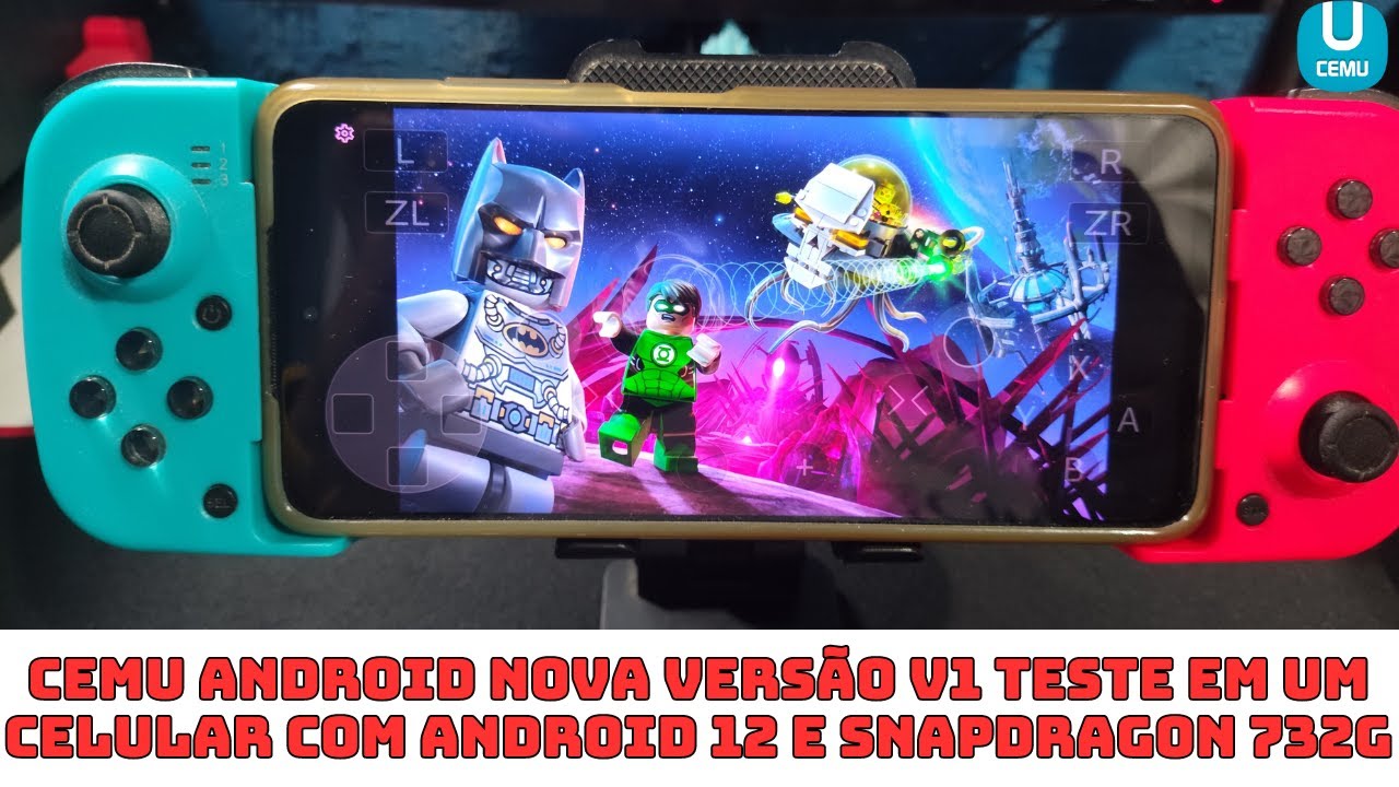 CEMU ANDROID V1 TESTEI EM UM CELULAR ANTIGO COM ANDROID 12 E 6GB RAM ...