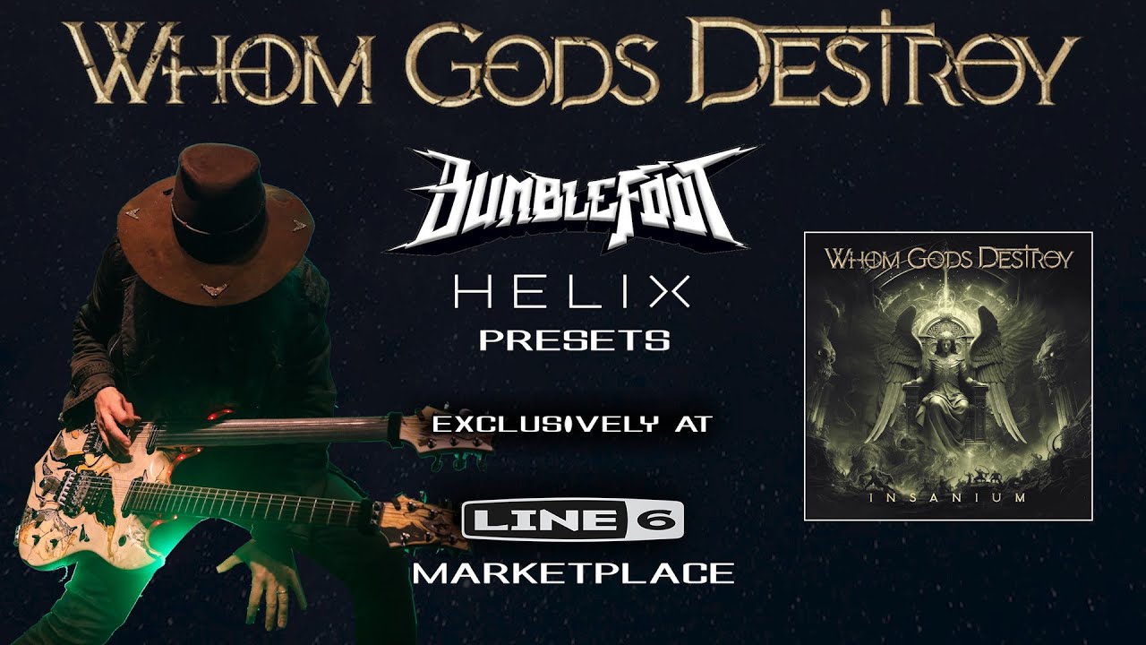 Whom Gods Destroy 'Insanium' album - Line6 Helix guitar presets ...