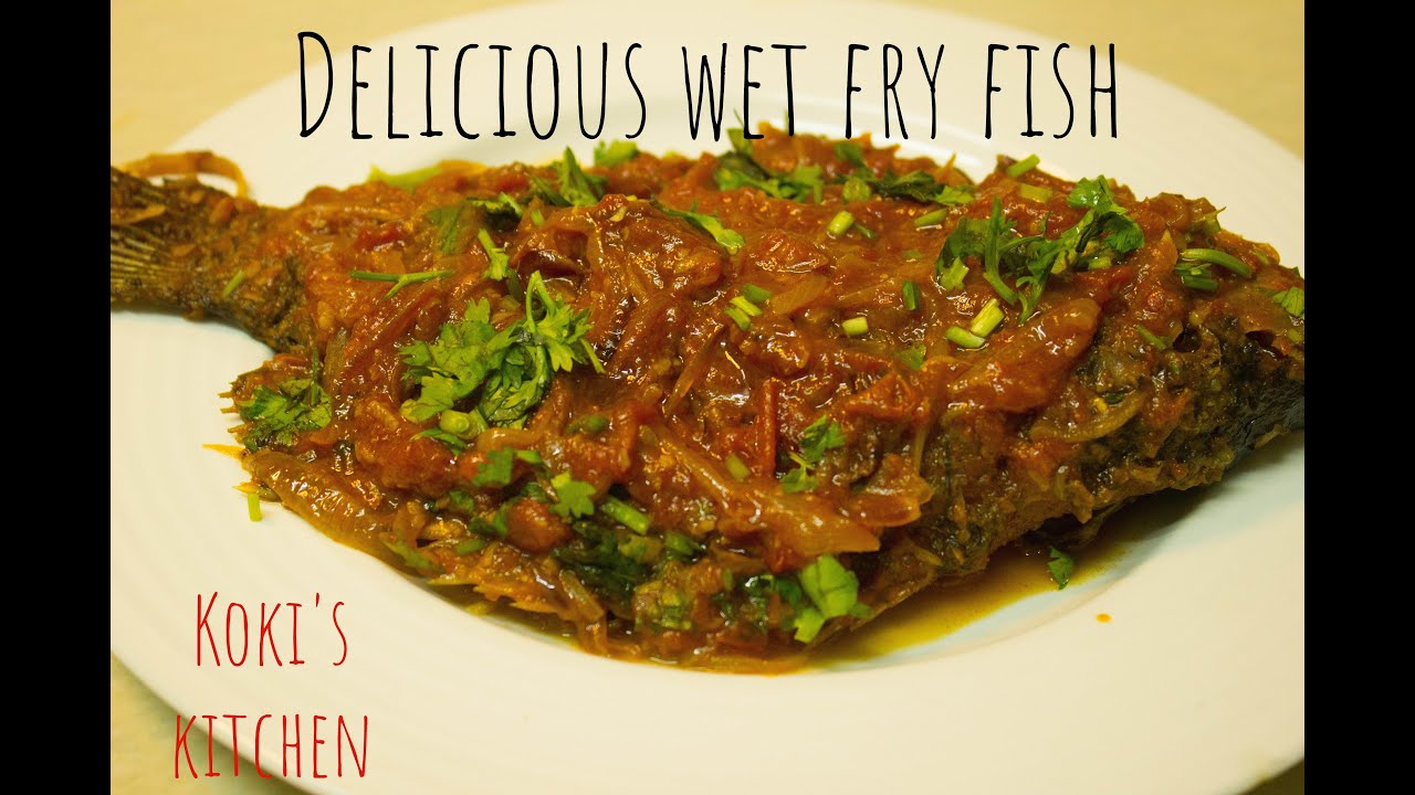 Preparing my wet fry fish - YouTube