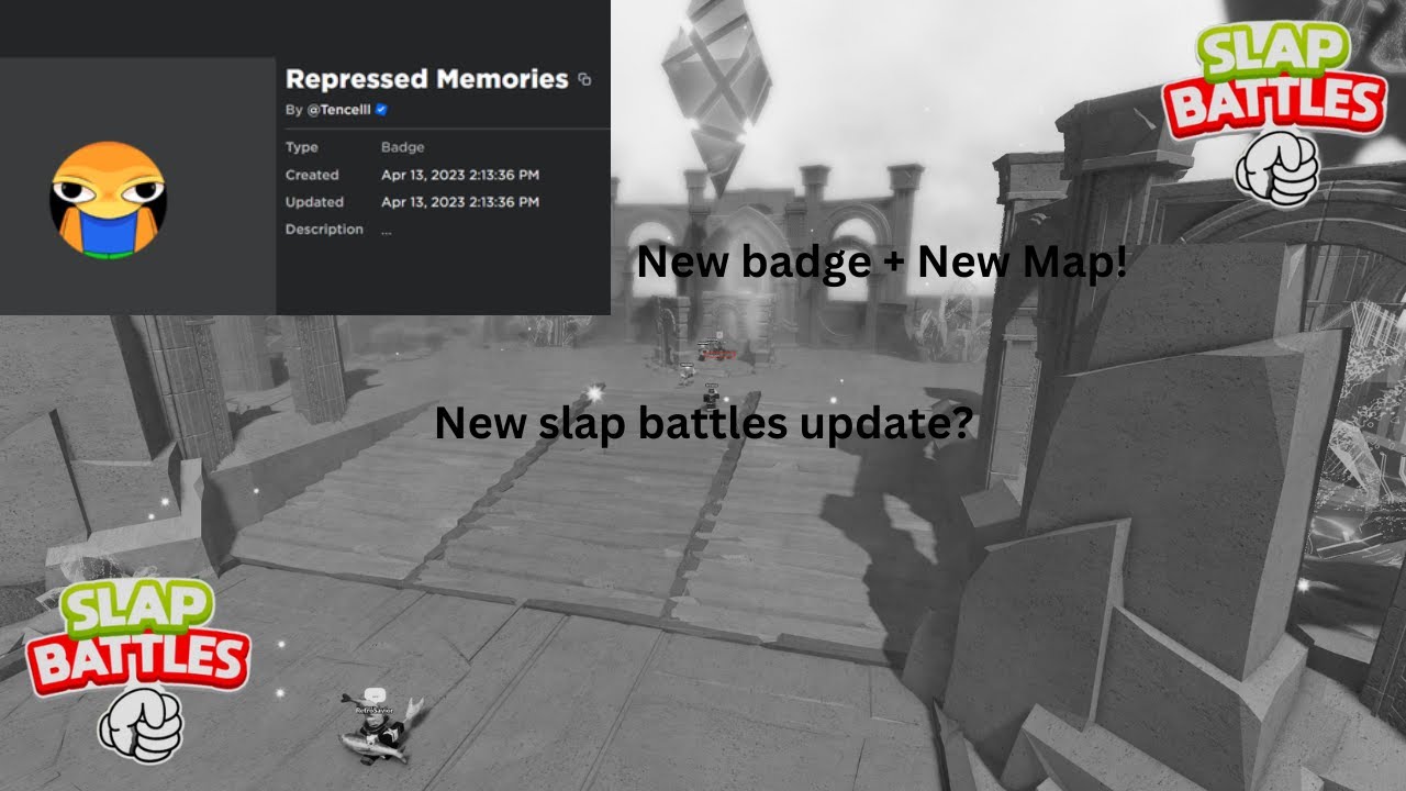 New Slap Battles Update?! (New Badge + New Map!) - YouTube