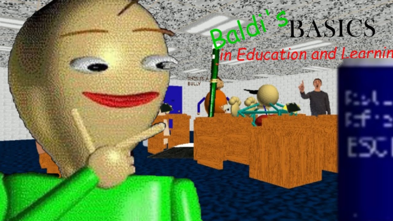 BALD MATH TEACHER GOES CRAZY- Baldis Basics In education and learning ...