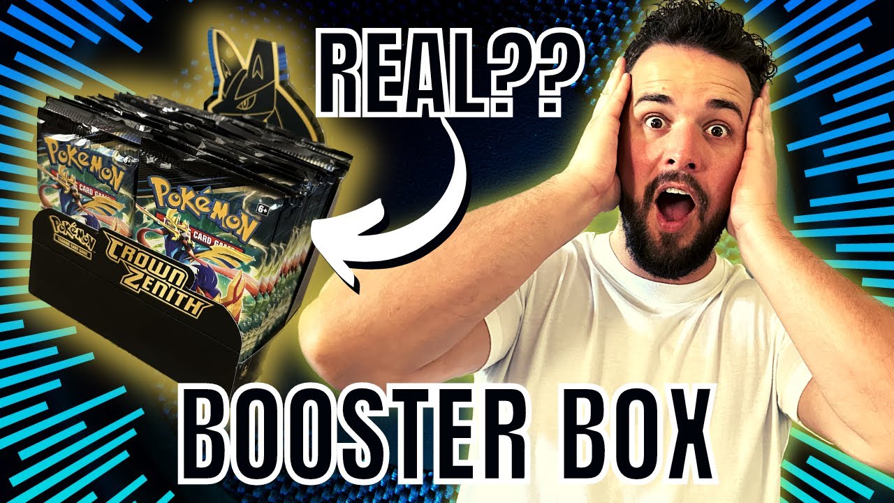 I FOUND A... Crown Zenith Booster Box!! REAL OR FAKE? - YouTube