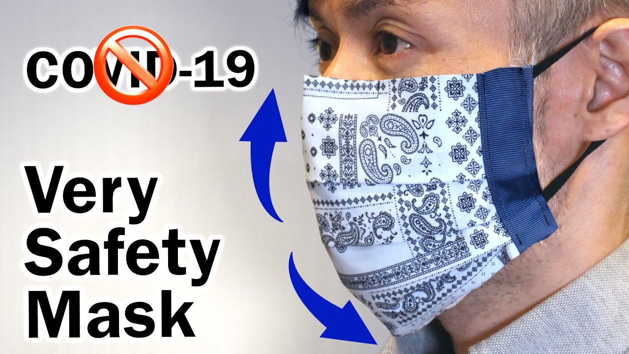 Safety Surgical Mask Tutorial - Easy Chopstick Pattern｜DIY Pleated Face ...