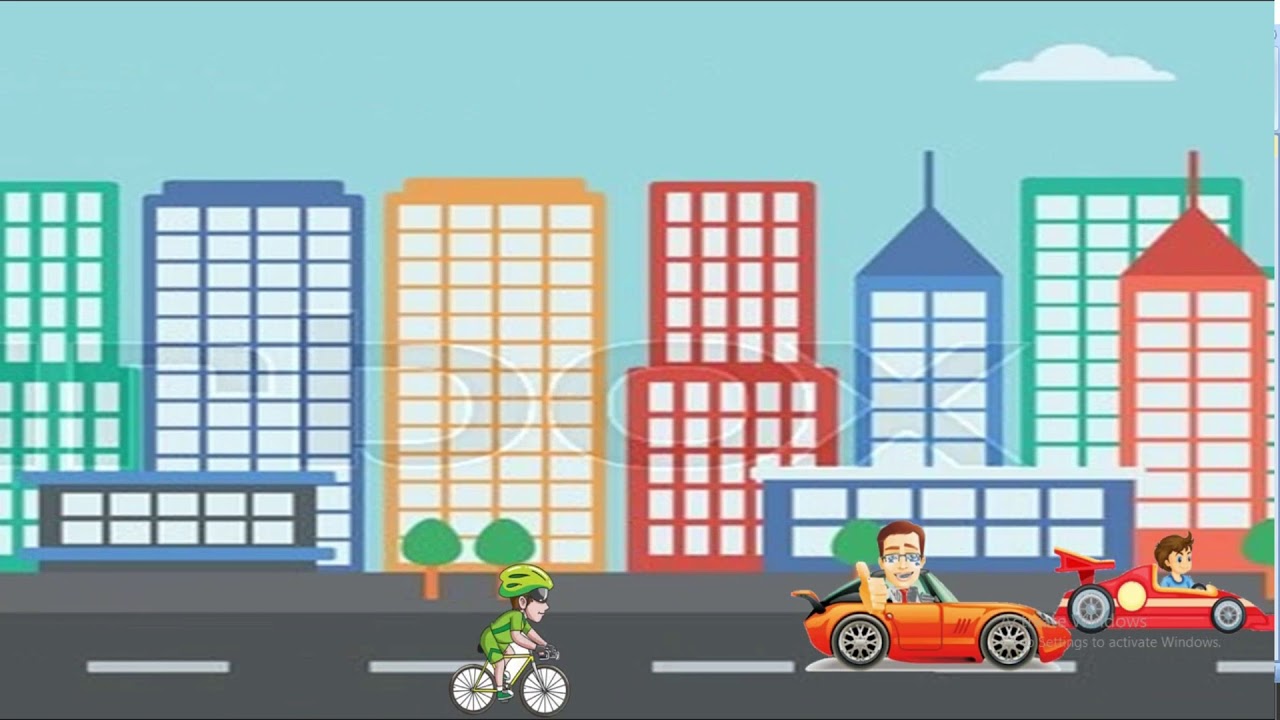 how to create car racing animation in powerpoint 2007 - YouTube