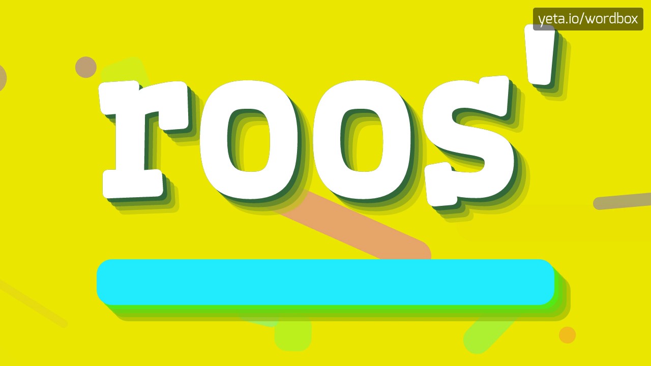 ROOS' - HOW TO PRONOUNCE IT!? - YouTube