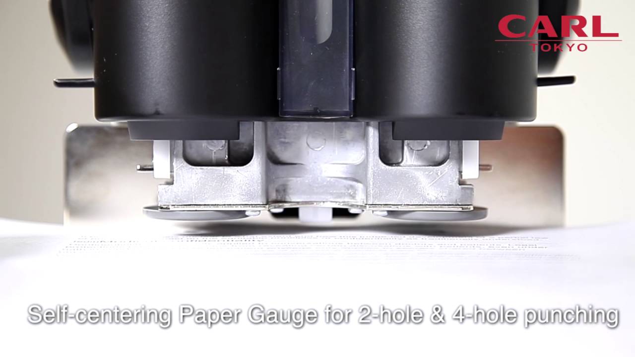 CARL - HD-530N Heavy Duty Punch - YouTube