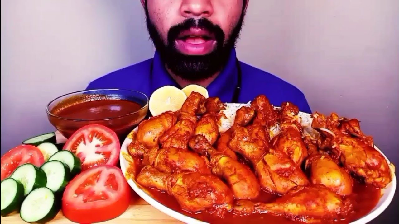 Asmr food eating challenge video - YouTube