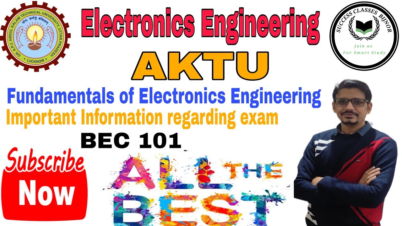important information regarding exam | Fundamentals of Electronics BEC ...