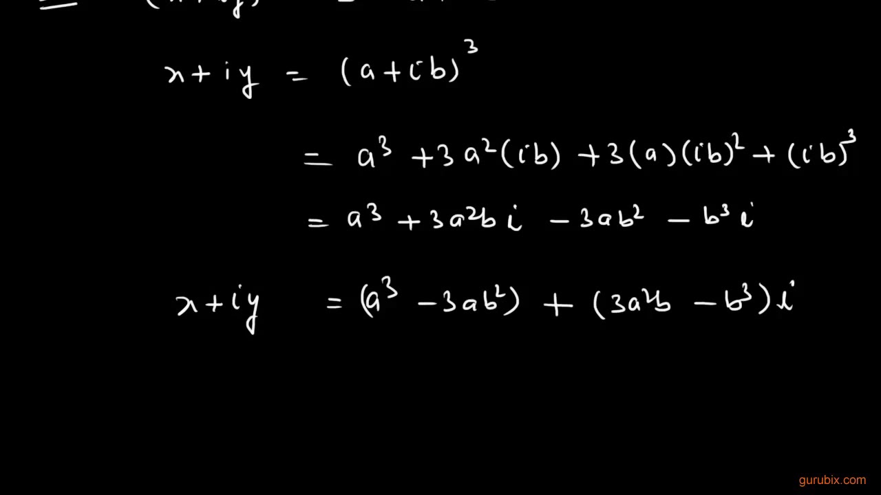 Examples based on Equality of Complex Numbers 5 Complex Numbers Math ...