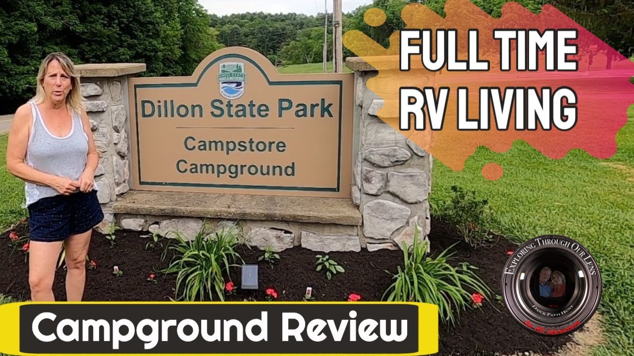 Full Time RV Living | Campground Review | Dillon State Park OH - YouTube