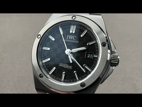IWC Ingenieur Automatic 40 (IW3289-01) - 40mm Black Dial Anti-Magnetic Hands-On Watch Review