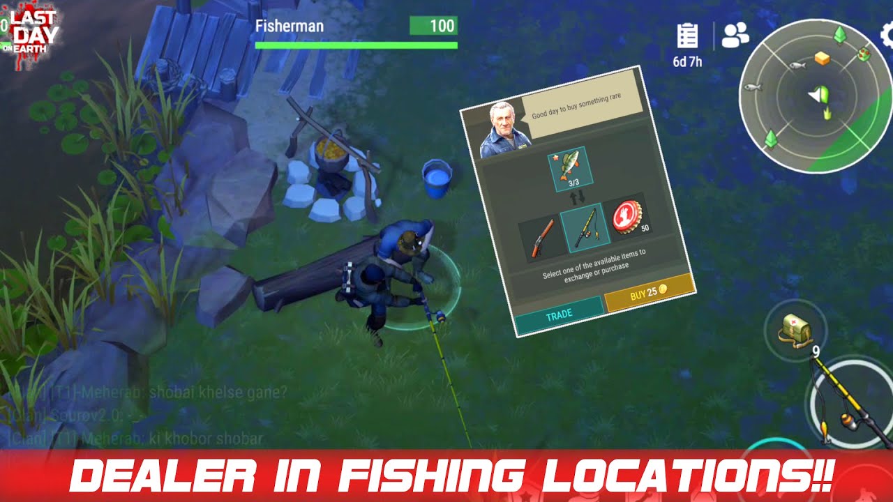Dealer In Fishing Locations!! Fishing Balance Update LDOE | Last Day on ...
