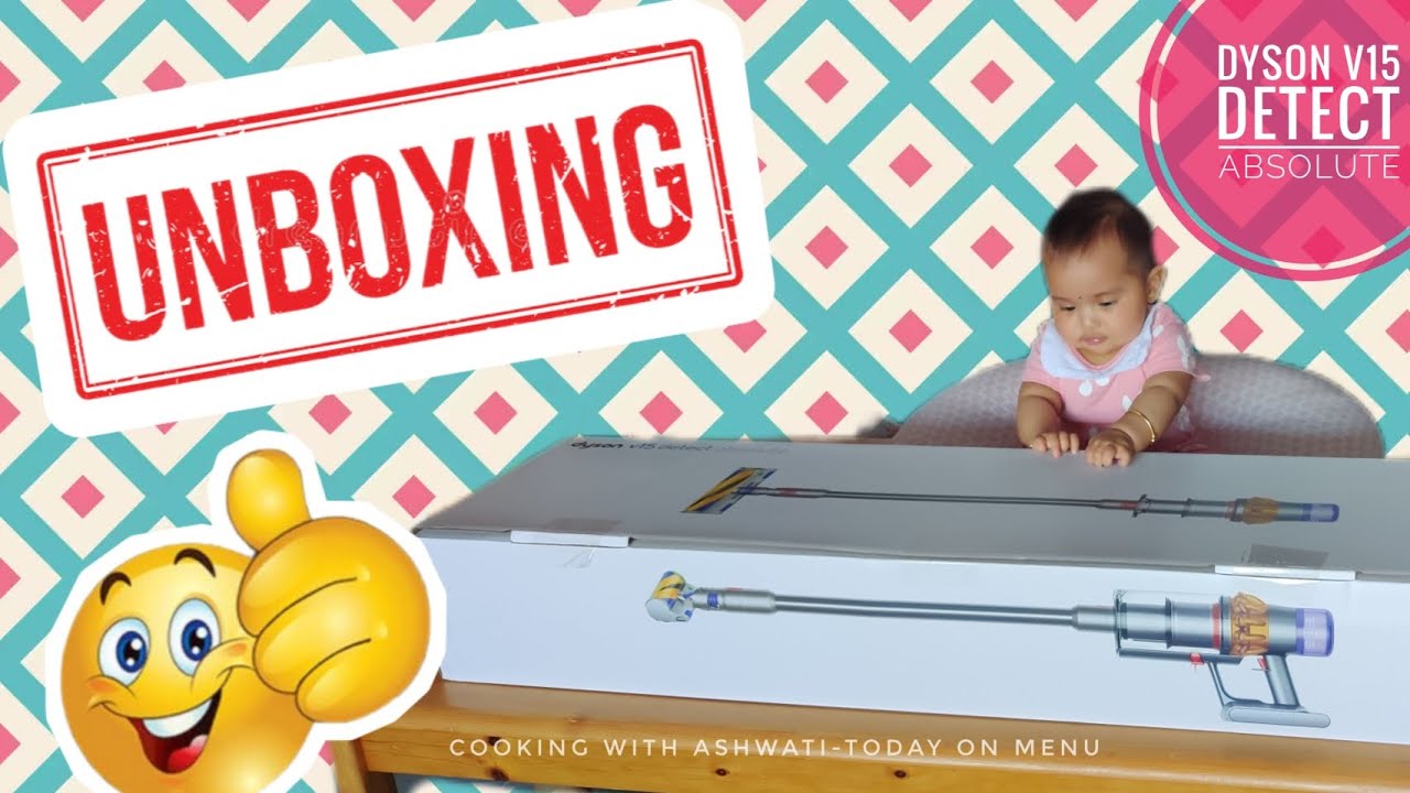 Unboxing Dyson v15 detect absolute ️|Dyson Vacuum Cleaner|Cordless ...