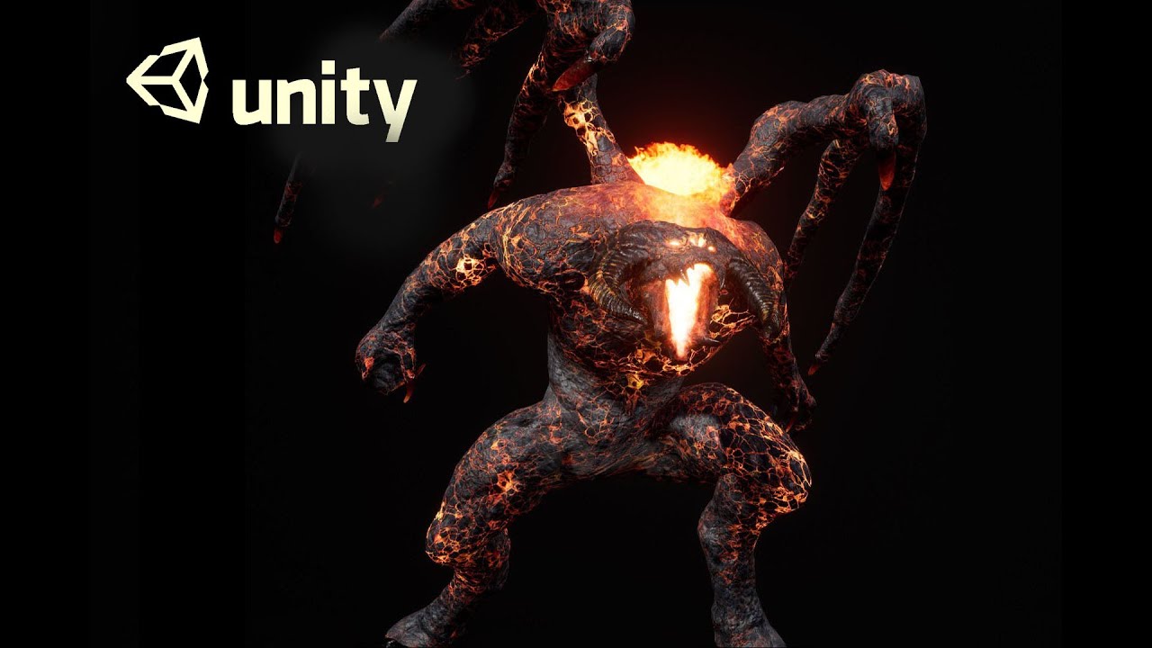 Hell demon guard (Unity engine ready model) - YouTube