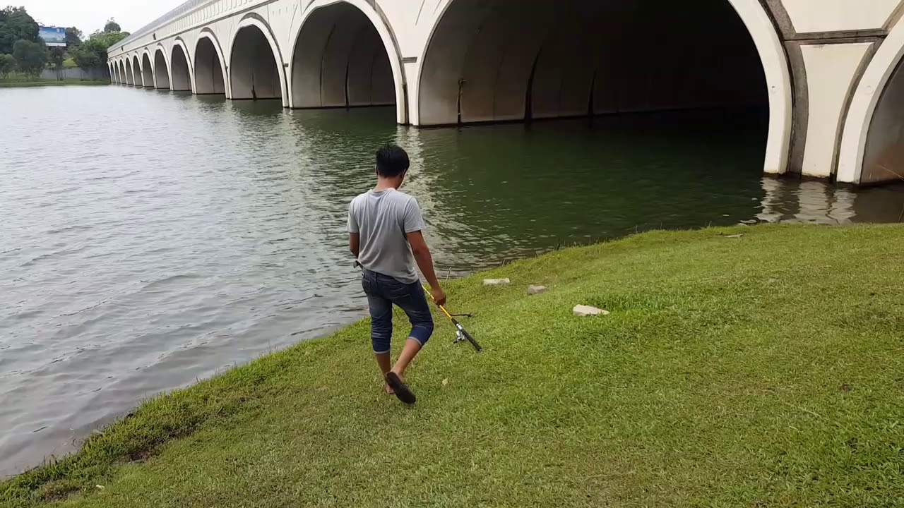 Memancing di tasik Putrajaya 29/12/18 - YouTube