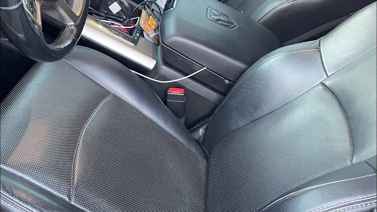 4th gen ram fold down rear seats! - YouTube