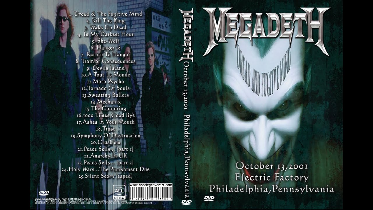 Megadeth 2001 10 13 Electric Factory, Philadelphia, PA, USA - YouTube