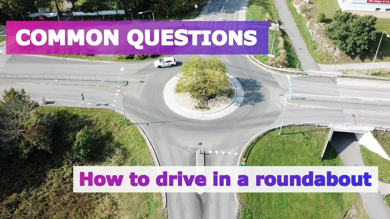 [English sub] How to drive at a roundabout in Sweden - Part 2 - YouTube