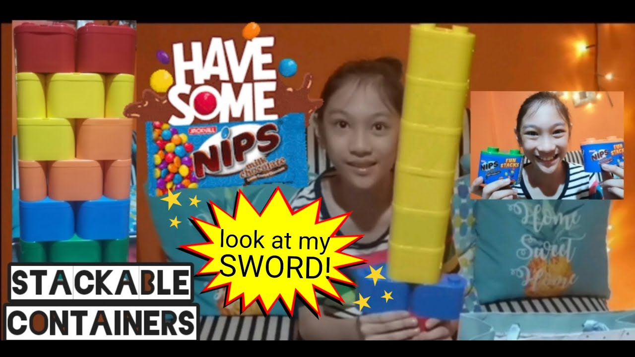 Nips Fun Stacks | Stack-able Containers - YouTube
