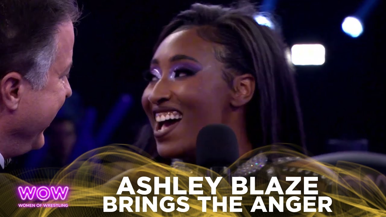 Ashley Blaze Brings the Anger | WOW - Women Of Wrestling - YouTube