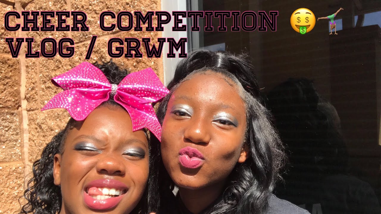 Cheer competition! 🕺🏽 vlog/grwm - YouTube