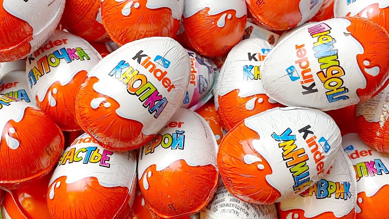 Yummy Kinder Joy Chocolate, Kinder Surprise Candy opening video ASMR ...