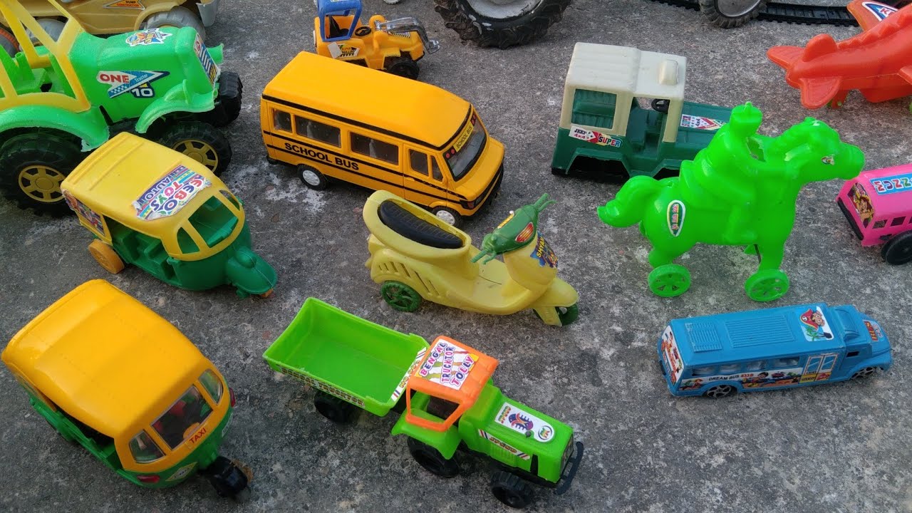 gaadi wala cartoon | toy helicopter ka video | jcb, truck, airplane ...