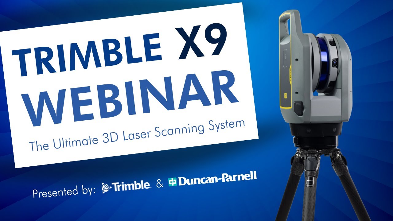 Trimble X9 3D Laser Scanner Webinar - YouTube