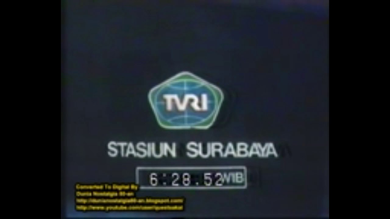 Station ID TVRI Surabaya (1985-1988) - YouTube