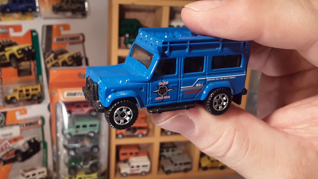 Rover Land MATCHBOX Land Rover Defender 110 - YouTube