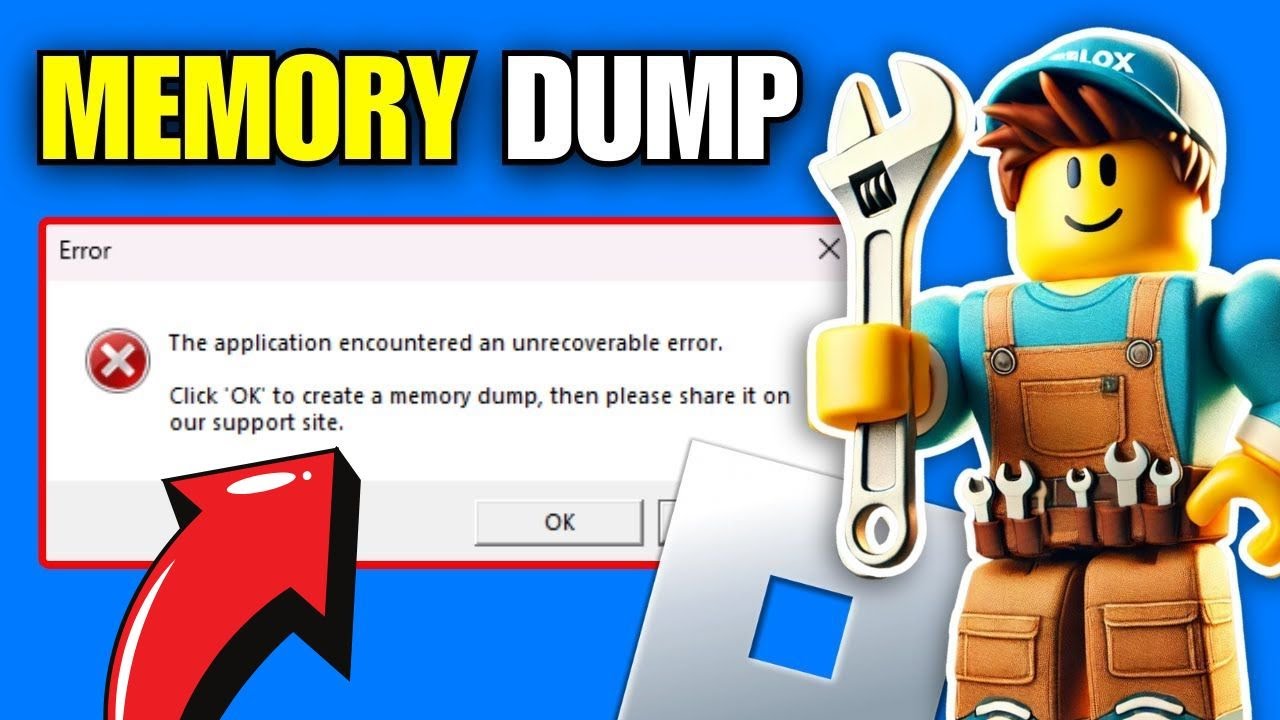 How To Fix Roblox Memory Dump Error (2025) - YouTube
