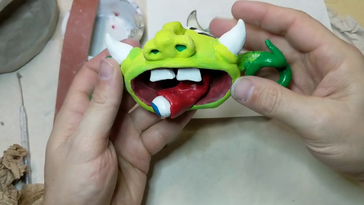 Making a Pinch Pot Monster (Part 3) - YouTube