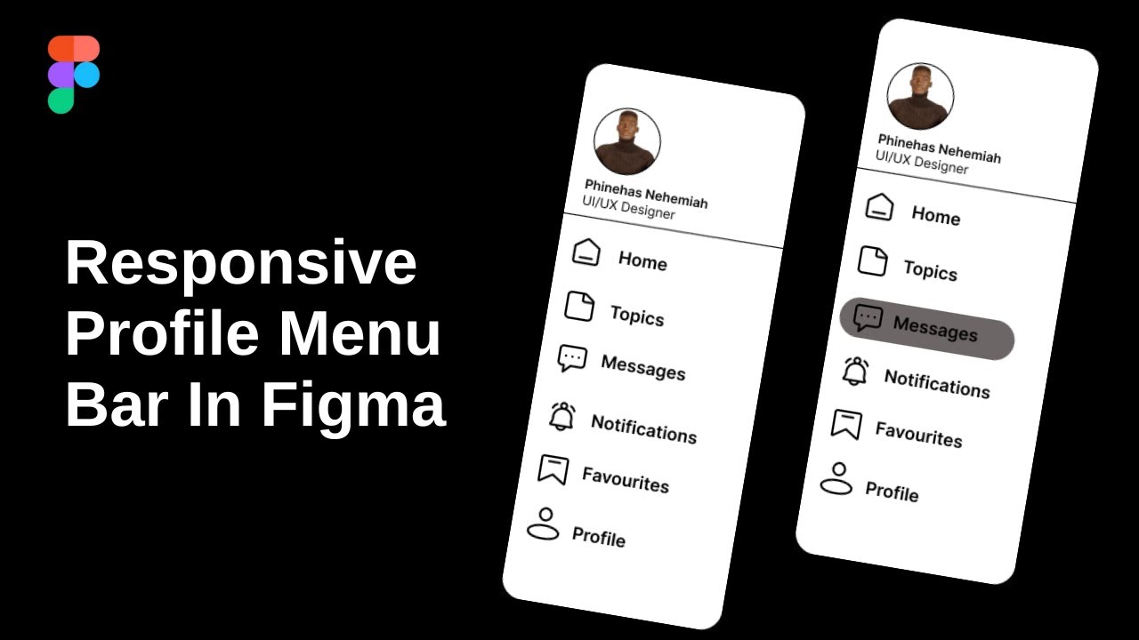 How To Design Responsive Menu Bar On Figma || Figma Tutorials for Beginners - YouTube