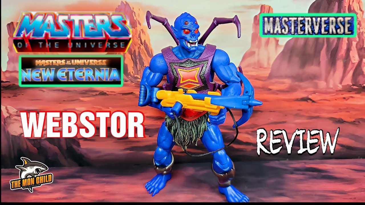 Masters of the Universe Masterverse New Eternia Webstor Figure Review ...