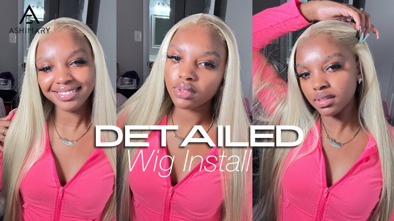 SIMPLE & DETAILED WIG INSTALL TUTORIAL FT. ASHIMARY HAIR - YouTube