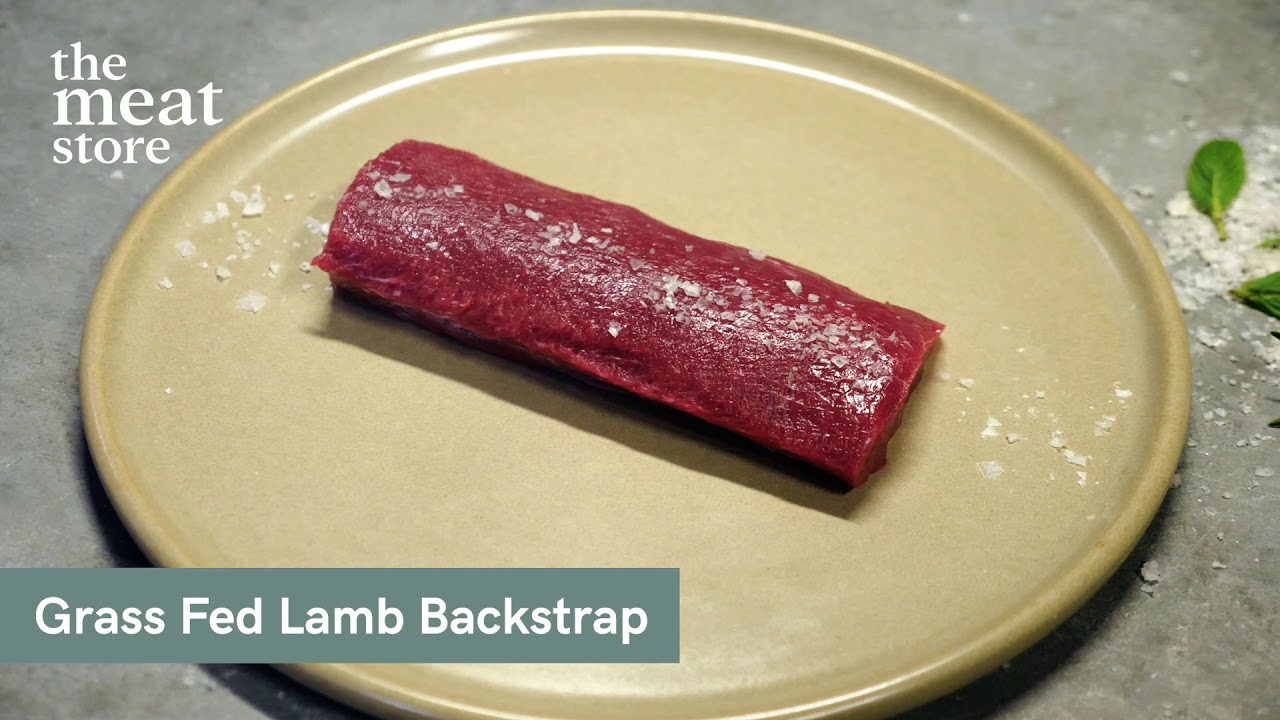 GRASS FED LAMB BACKSTRAP by The Meat Store - YouTube