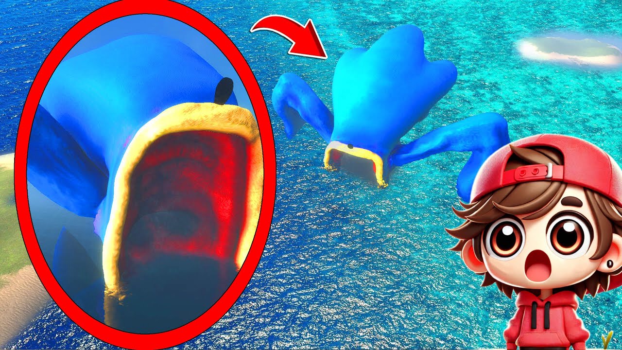 Meine Drohne FÄNGT SONIC SEA EATER Amy Rose et Shadow Sonic im echten ...