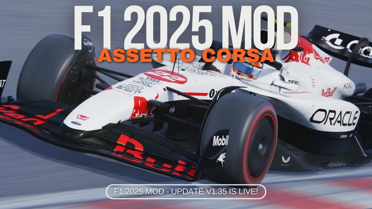 Assetto Corsa F1 2025 Mod – v1.35 Update with Red Bull Japan GP Livery ...