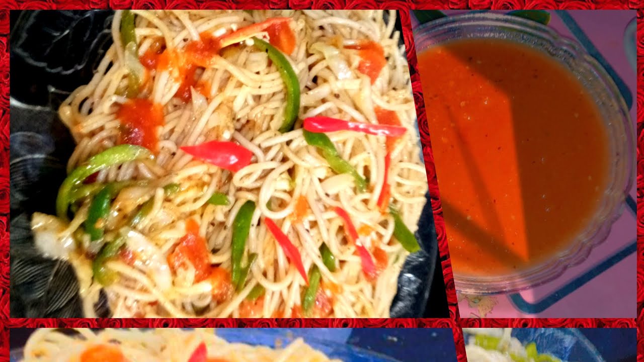 #food fuision #spaghetti indian style #ruby ka kitchen👍 spagetti recipe ...