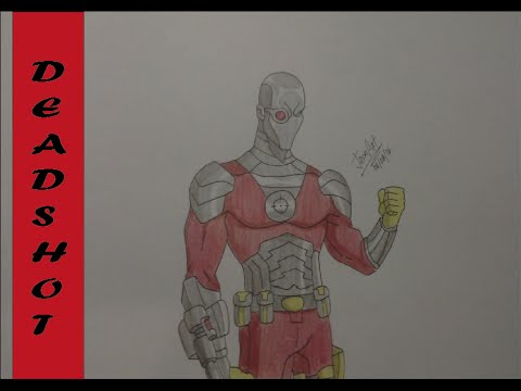 Como dibujar a Deadshot (Escuadron Suicida)/ How to draw Deadshot ...