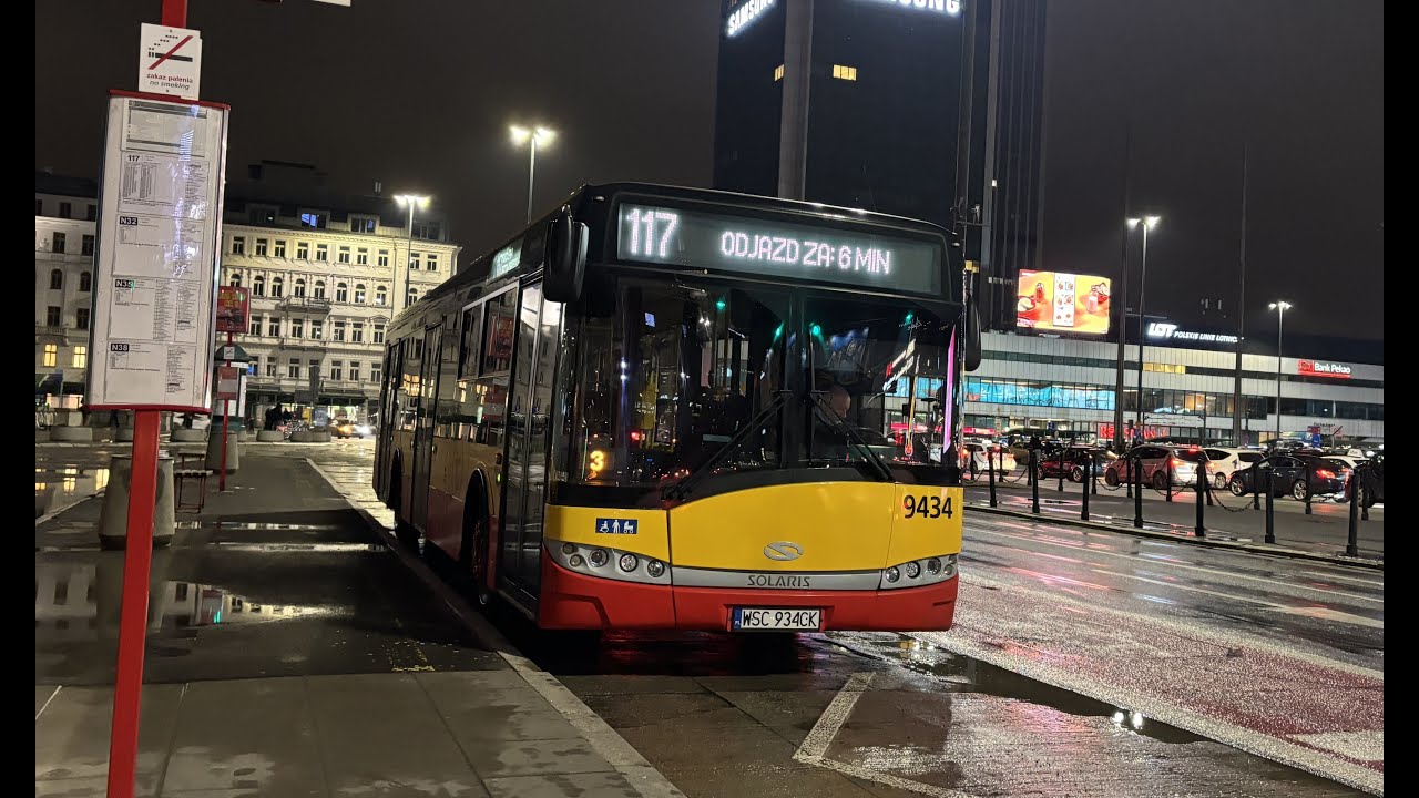 Solaris Urbino 12 III #9434 Relobus Warszawa na 3/117 - YouTube
