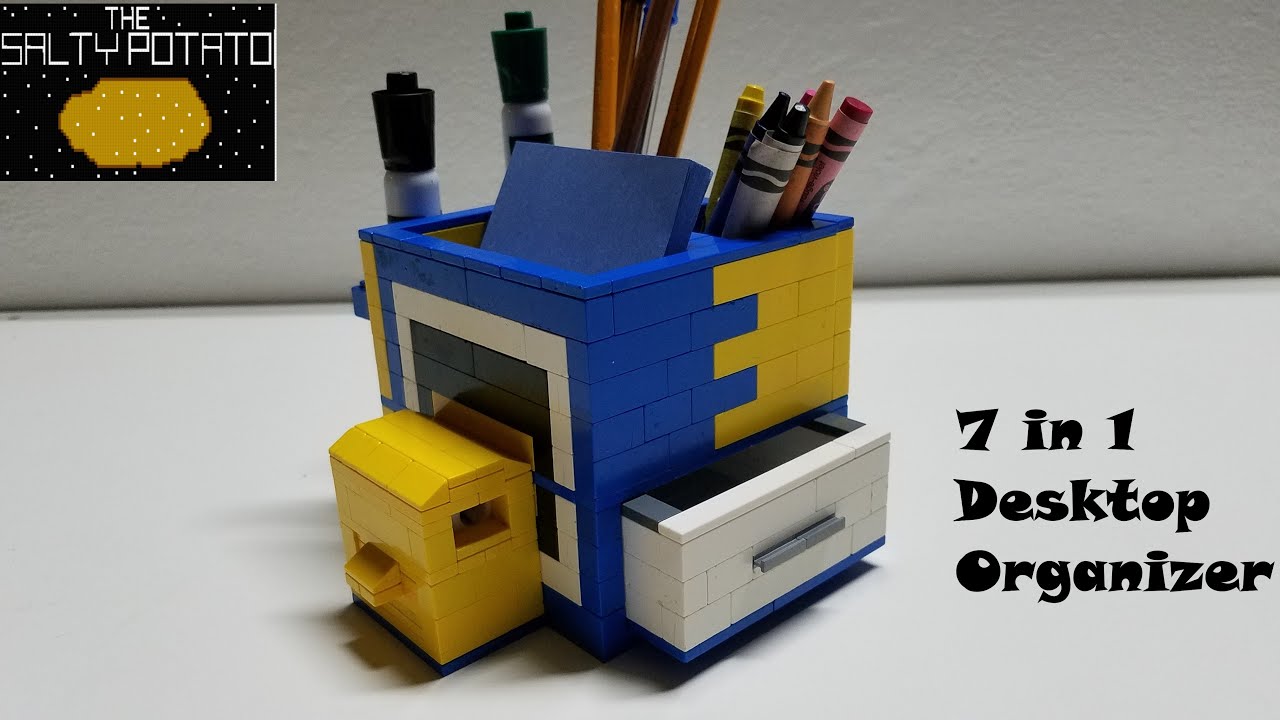 LEGO Desktop organizer - Easy Stop motion Tutorial - YouTube
