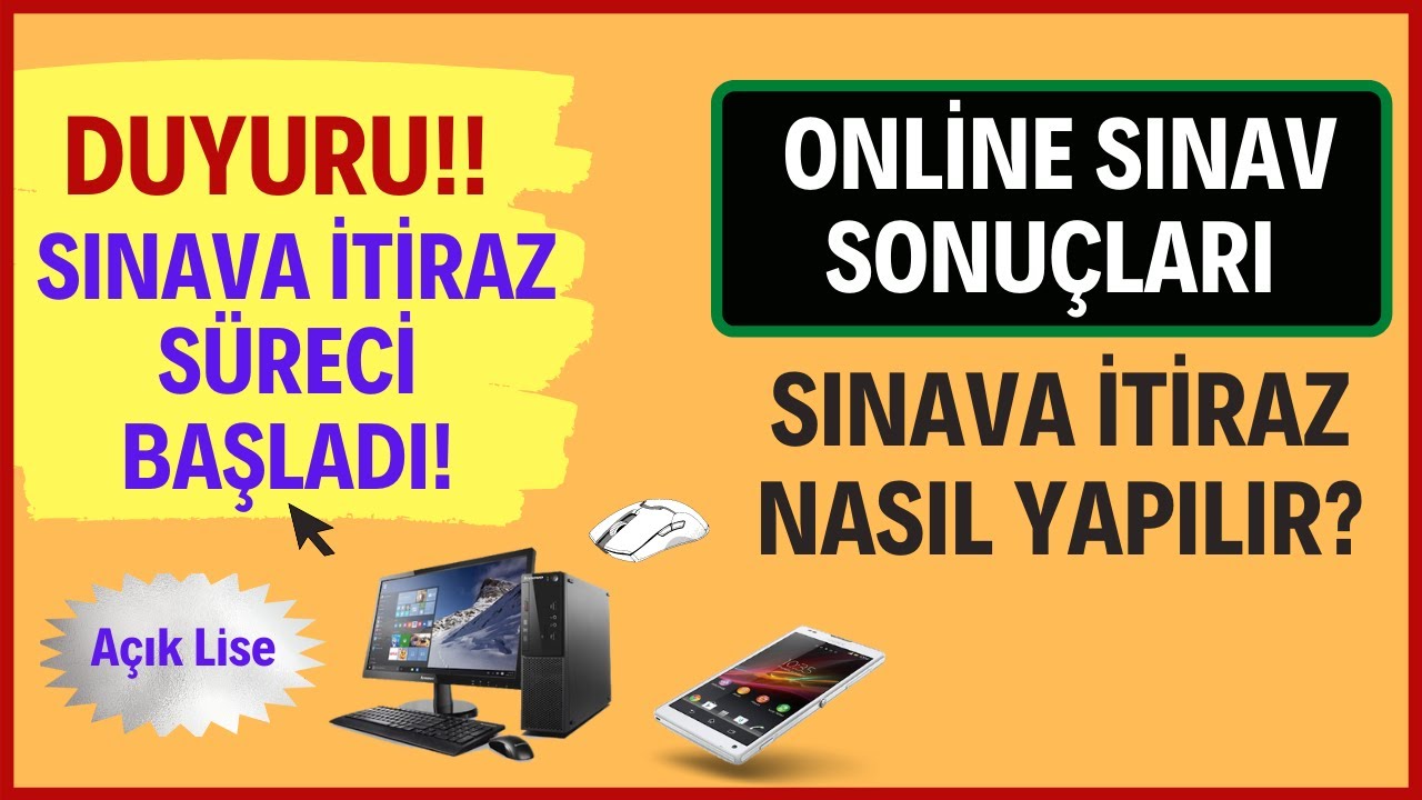 Sınava İtiraz Nasıl Yapılır? ( İtiraz Etmeli Misiniz?) Sınav Sonuçları ...