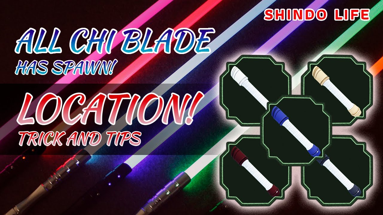 ⚡SHINDO LIFE ALL CHI BLADE LOCATION - YouTube