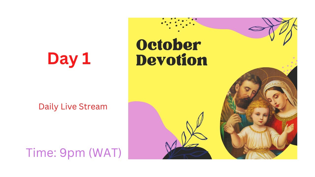 October Devotion Day 1 - YouTube